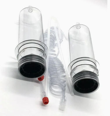 65ml Medical Disposable Sterile Angiographic Syringe Single / Double ...