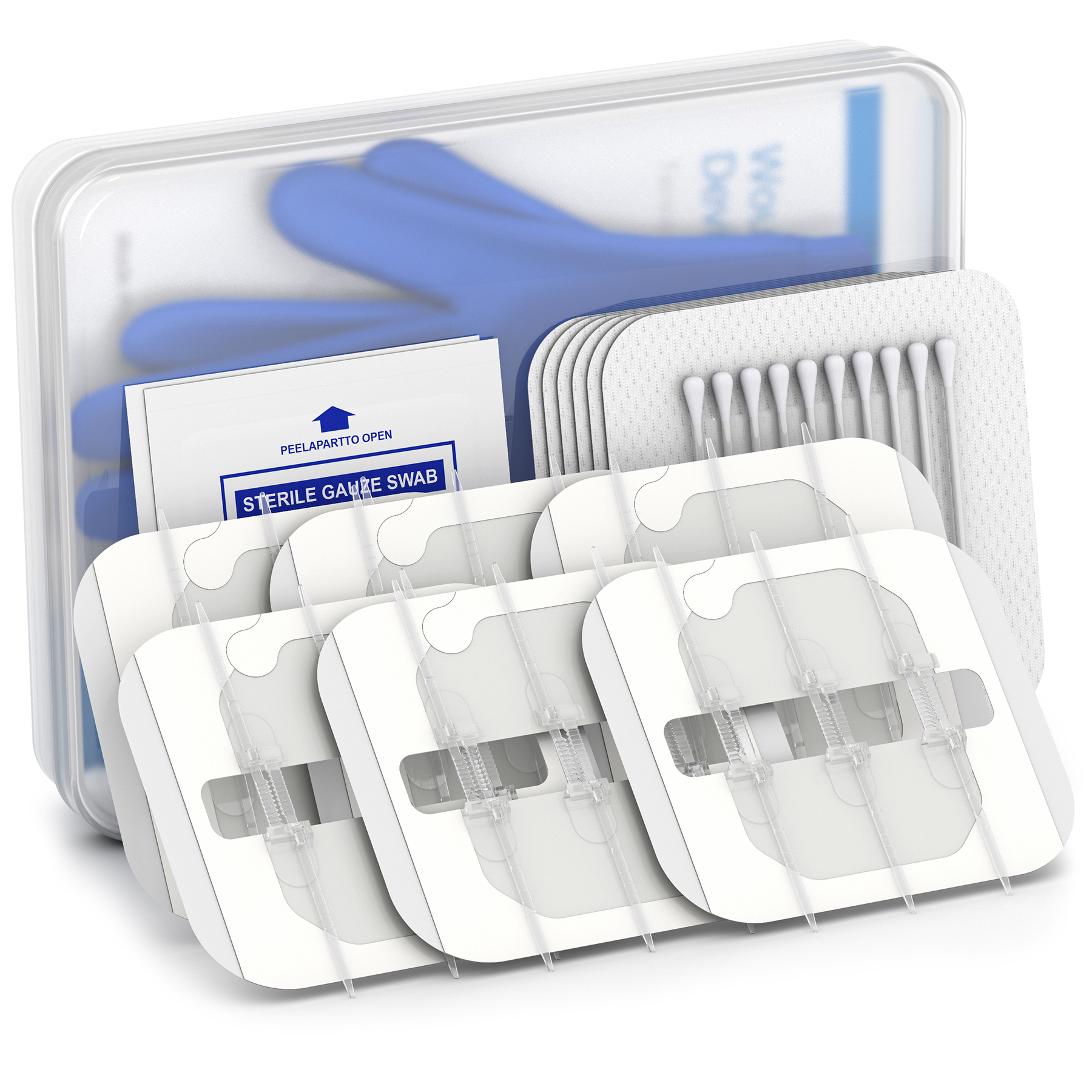 PWT1003 Flexible Fabric Bandages Wound Closure Device 6PCS